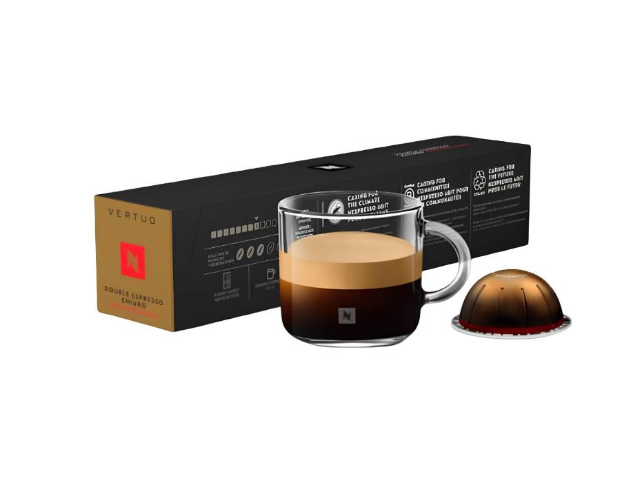 Nespresso Vertuo Double Espresso Chiaro Decaffeinato, Toasted Cereal ...
