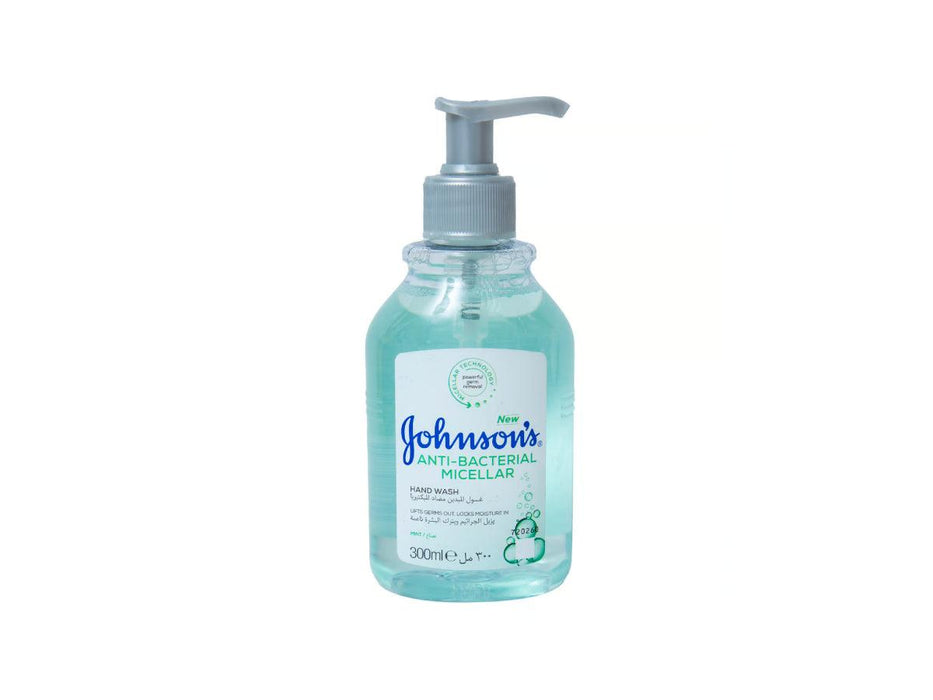 Johnson's Anti-bacterial Micellar Hand Wash Mint 300ml | Dubai & Abu ...