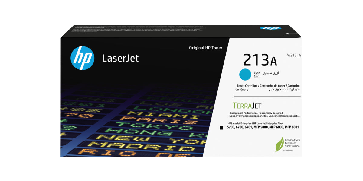 HP 213A Cyan Original LaserJet Toner Cartridge (W2131A) | Dubai & Abu ...