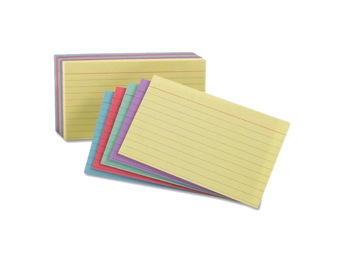 Index Cards 3 x 5" 160gsm, 100sheets/pack, Colored | Dubai & Abu Dhabi ...