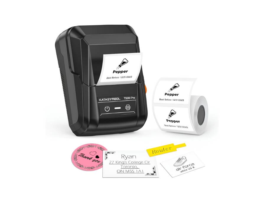 SUPVAN T50M Pro Bluetooth Label Maker Machine, Versatile App with 40 ...