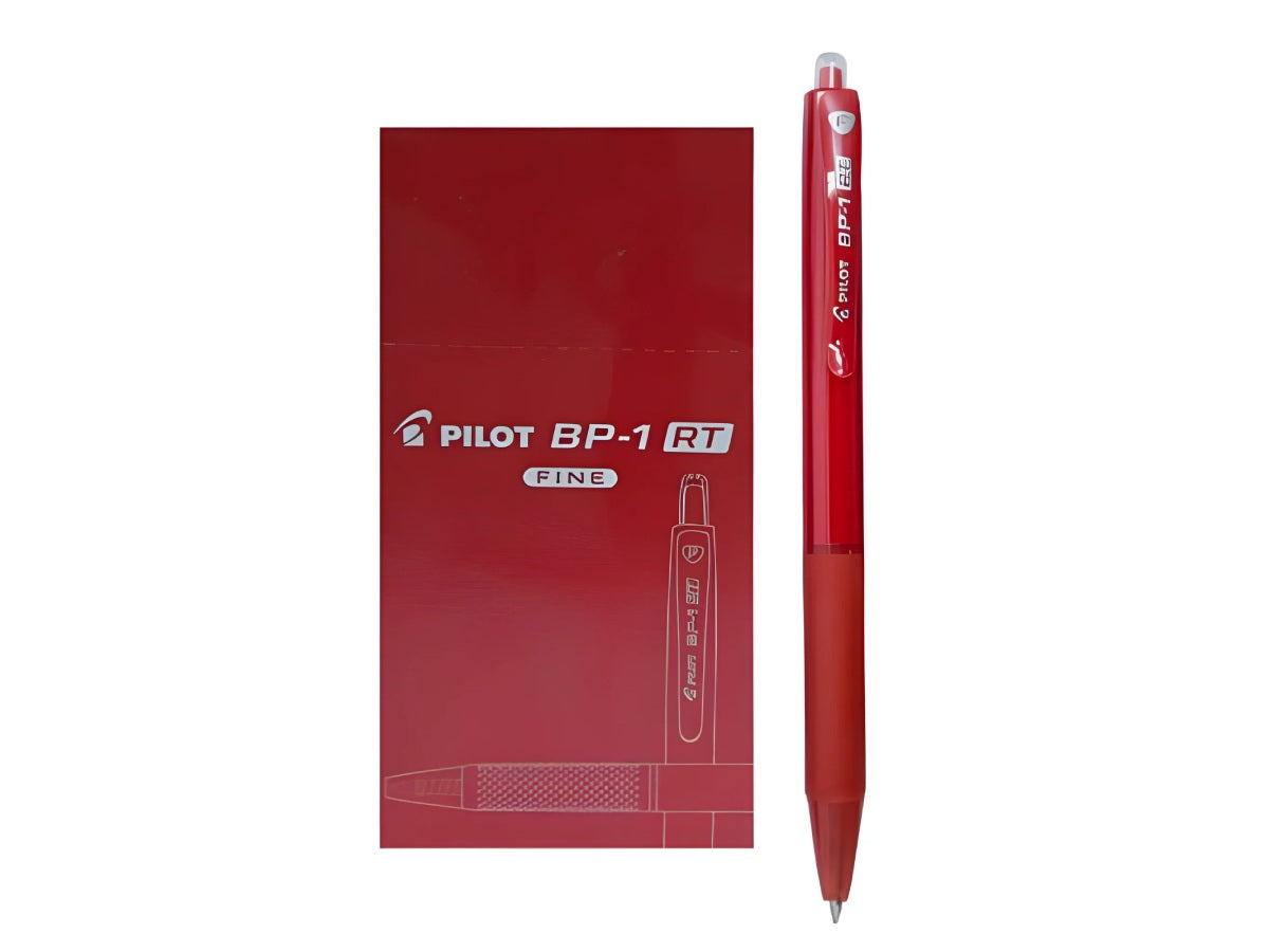 Pilot BP-1 RT Retractable Ballpoint Pen 0.7mm - Red (box/12pcs) | Dubai ...