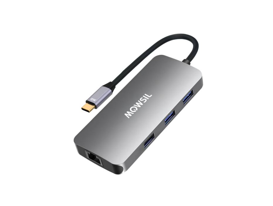 Mowsil USB-C Hub 9 IN 1 Type-C | Dubai & Abu Dhabi, UAE | Altimus.Office