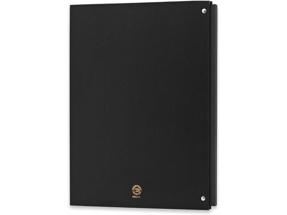 Signature Book, Vinyl Material Cover, 7 Sheets (1-7), Black Color, 240 ...