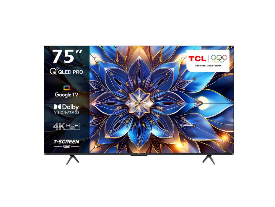 TCL 75T7B 75 Inch Smart TV 4K QLED Pro HDR 10+ Google TV, Quantum Dot ...