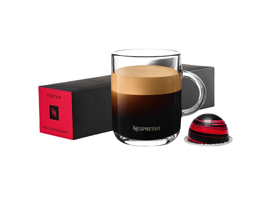 Nespresso Vertuo Half Caffeinato, Biscuity, Cereal, Intensity 5, 10pcs ...