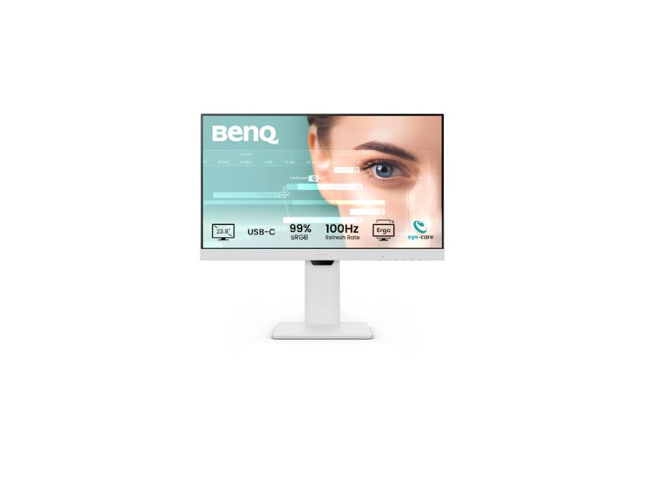 BenQ GW2486TC 24" IPS 1080p Home Office Monitor, FHD, USB-C (65W power ...