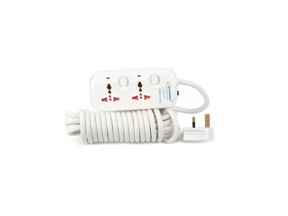 Terminator 2 Way Universal Power Extension Socket 3M - TPB 212SA ...