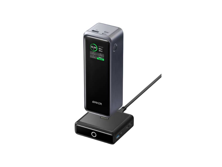 Anker Prime 27, 650mAh Power Bank (250W) and 100W Charging Base (ANK ...