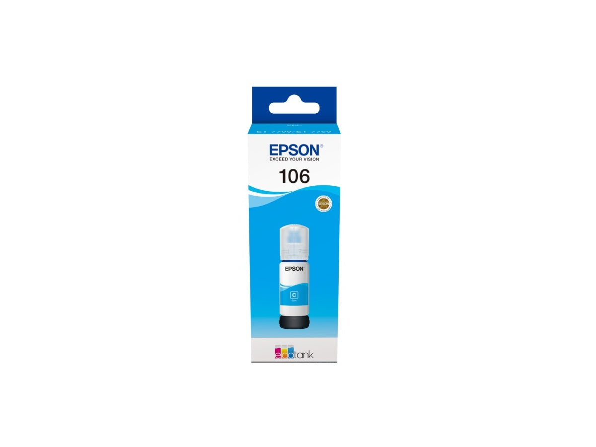 Epson 106 EcoTank Cyan Ink Bottle (70 ml) | Dubai & Abu Dhabi, UAE ...