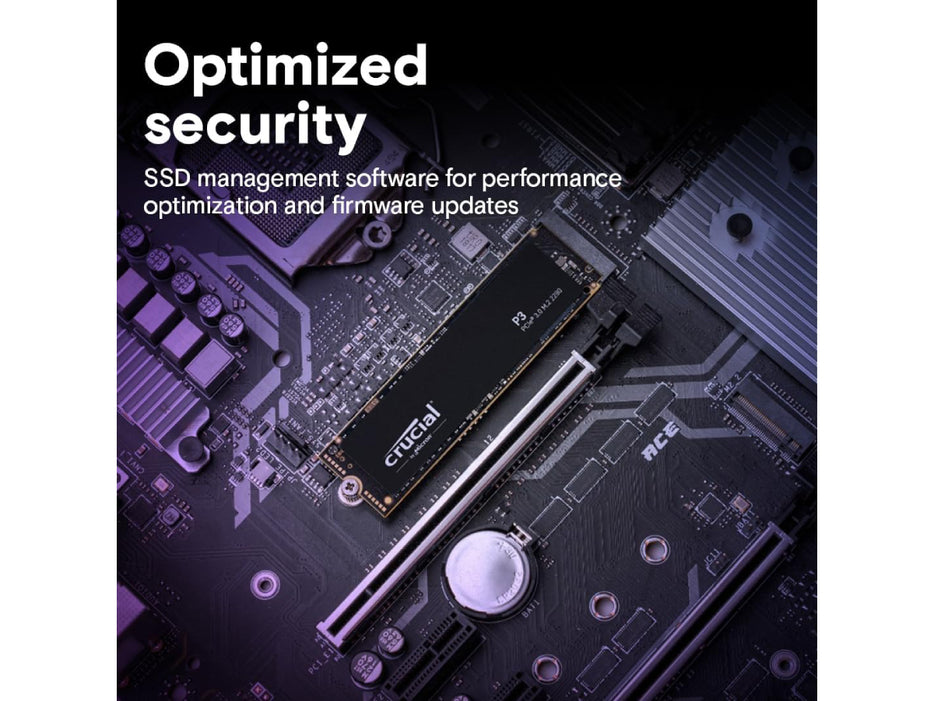 Crucial P3 1TB PCIe 3.0, NVMe, M.2 2280 SSD (CT1000P3SSD8) | Dubai & Abu Dhabi, UAE | Altimus.Office