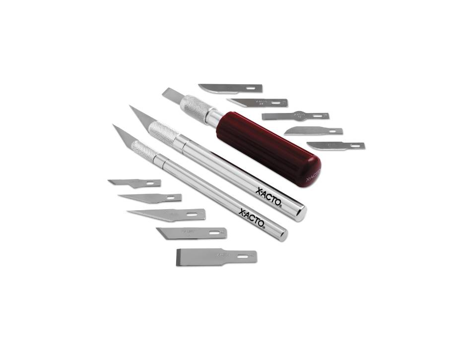 X-ACTO Compression Basic Knife Set, 3 Knives, 13 Blades, with Soft ...