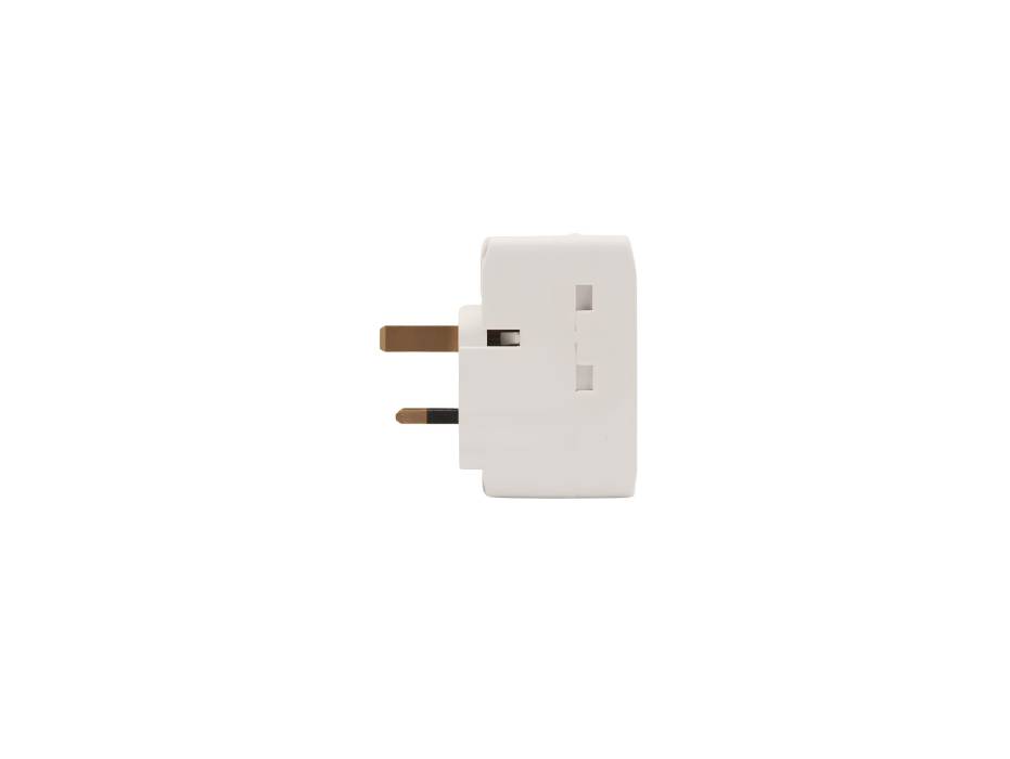 Terminator 3 Way UK Socket Multi Adaptor with 2 C Type USB 2.1A ...