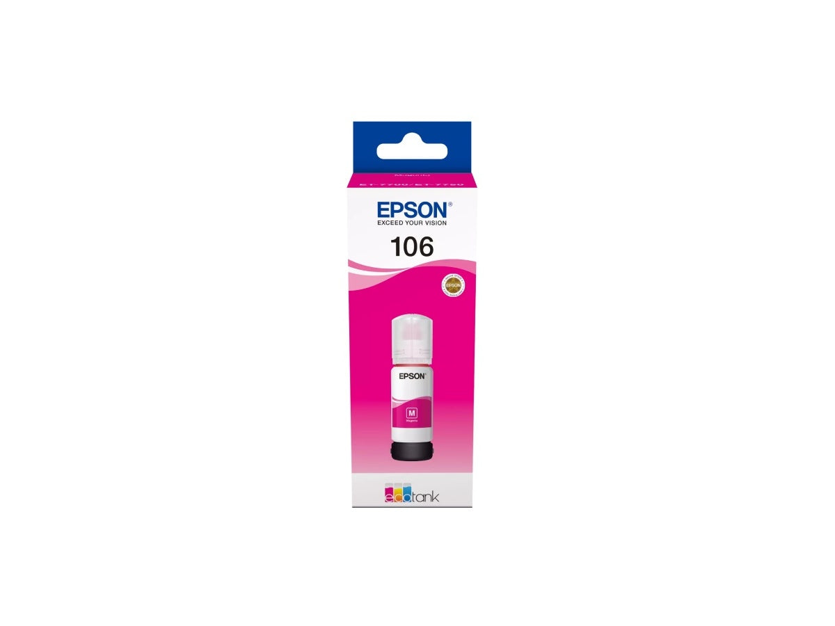 Epson 106 EcoTank Magenta Ink Bottle (70 ml) | Dubai & Abu Dhabi, UAE ...
