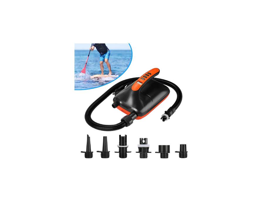 Electric Digital Air Pump Inflator, Intelligent Dual Stage and Auto-Off ...