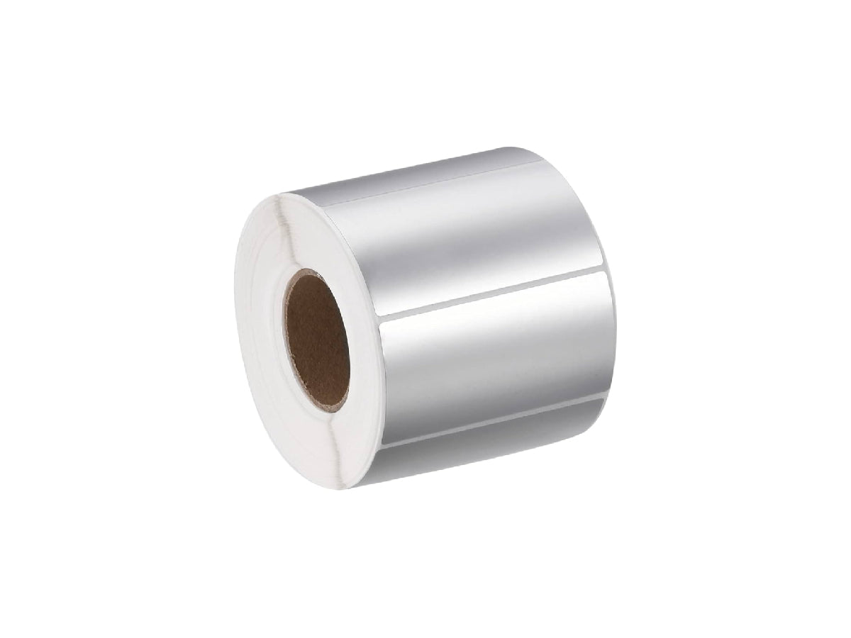 High Adhesive Label Silver 1"x2", 40mm core, 1000labels/roll | Dubai ...