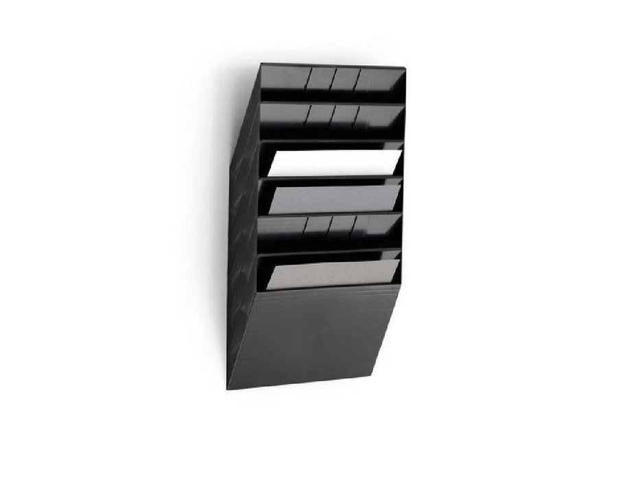 Durable FLEXIBOX 6 A4 Landscape, Wall Mounted Brochure Holder, 6 Tier ...