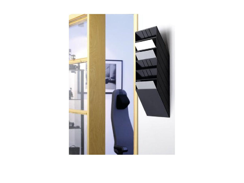 Durable FLEXIBOX 6 A4 Landscape, Wall Mounted Brochure Holder, 6 Tier ...
