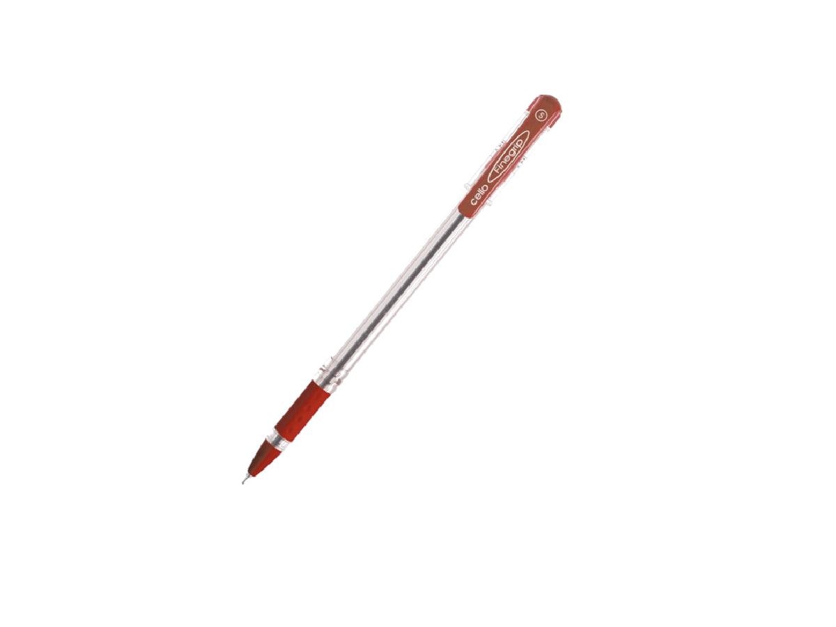Cello Pen Fine Grip, 12/box, Red | Dubai & Abu Dhabi, UAE | Altimus.Office