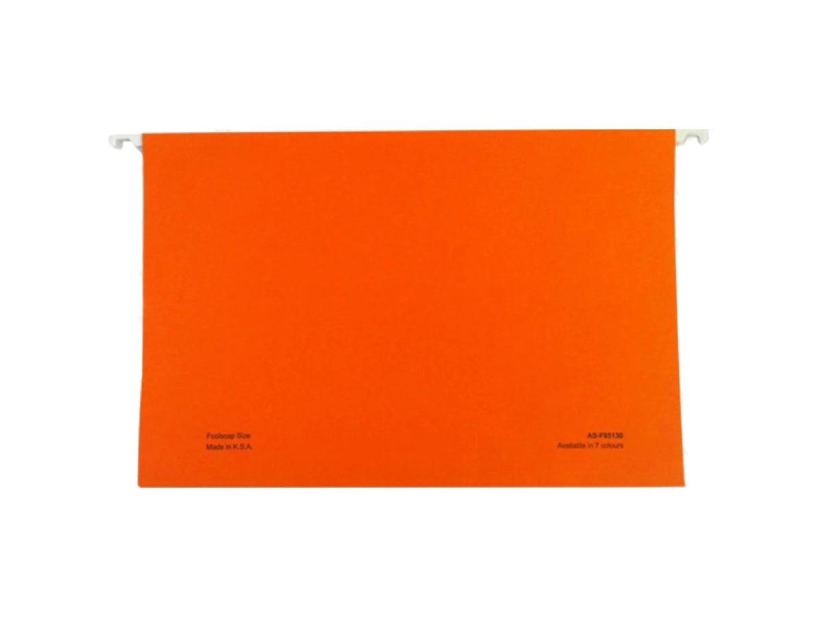 Atlas Suspension/Hanging Files, FS Size, 50/box, Orange | Dubai & Abu ...