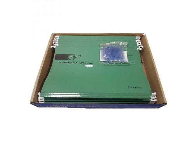 Elfen 907 Hanging File Folder FS size, 50pcs/Box Dull Green | Dubai ...