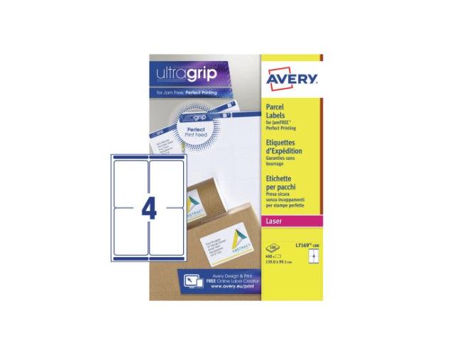 Avery L7169 Shipping Labels, 99.1X139MM, 100Sheets/Pack | Dubai & Abu ...