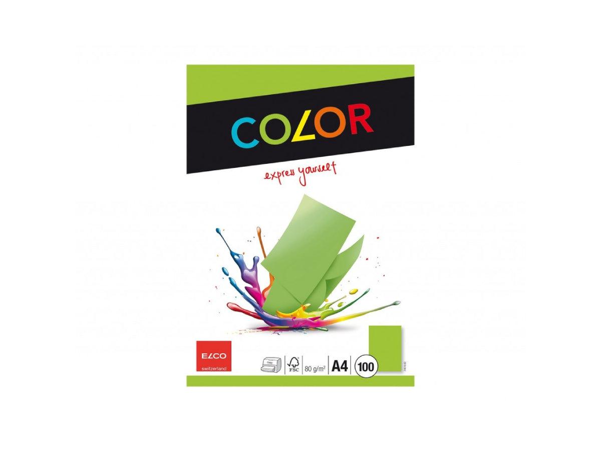 Elco A4 Office Color Paper, 80gsm, 100 Sheets - Green | Dubai & Abu ...