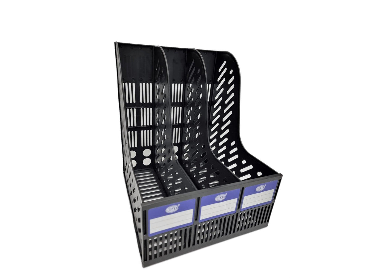 FIS 3 Racks Plastic Magazine Holder, Black [2032] | Dubai & Abu Dhabi ...