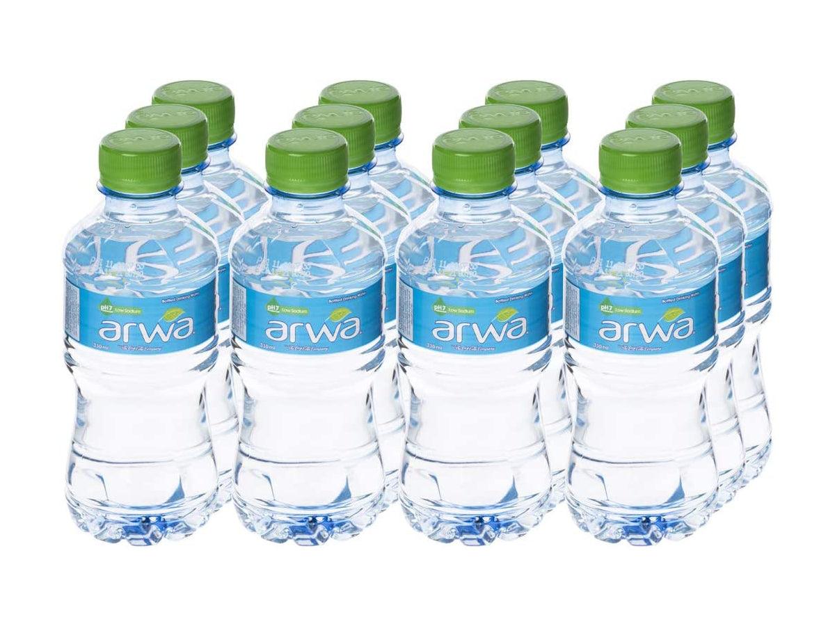 Arwa Bottled Drinking Water 330ml Pack of 12 | Dubai & Abu Dhabi, UAE ...