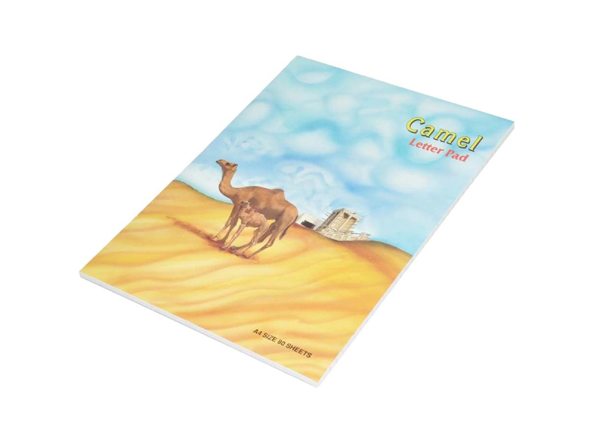 Letter Pad Camel Image A4, 80 Sheets, Line Ruled | Dubai & Abu Dhabi ...