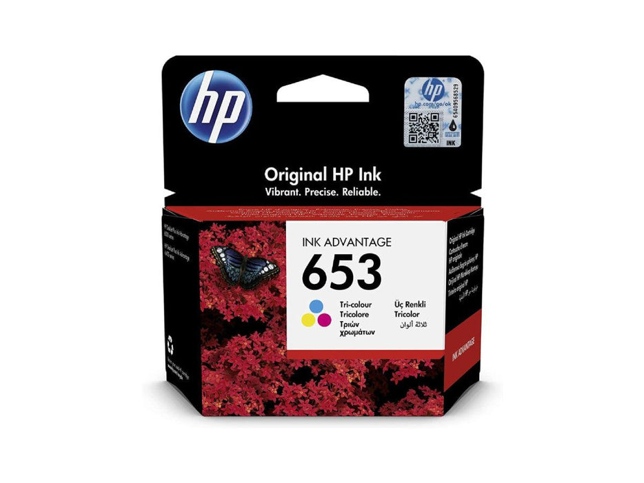 HP 653 Tri-color Original Ink Advantage Cartridge (3YM74AE) | Dubai ...