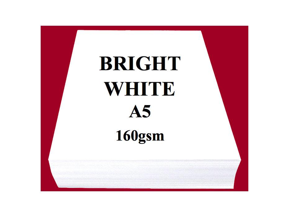 Bright White A5 Size Paper, 160gsm, 500 Sheets/Ream | Dubai & Abu Dhabi ...