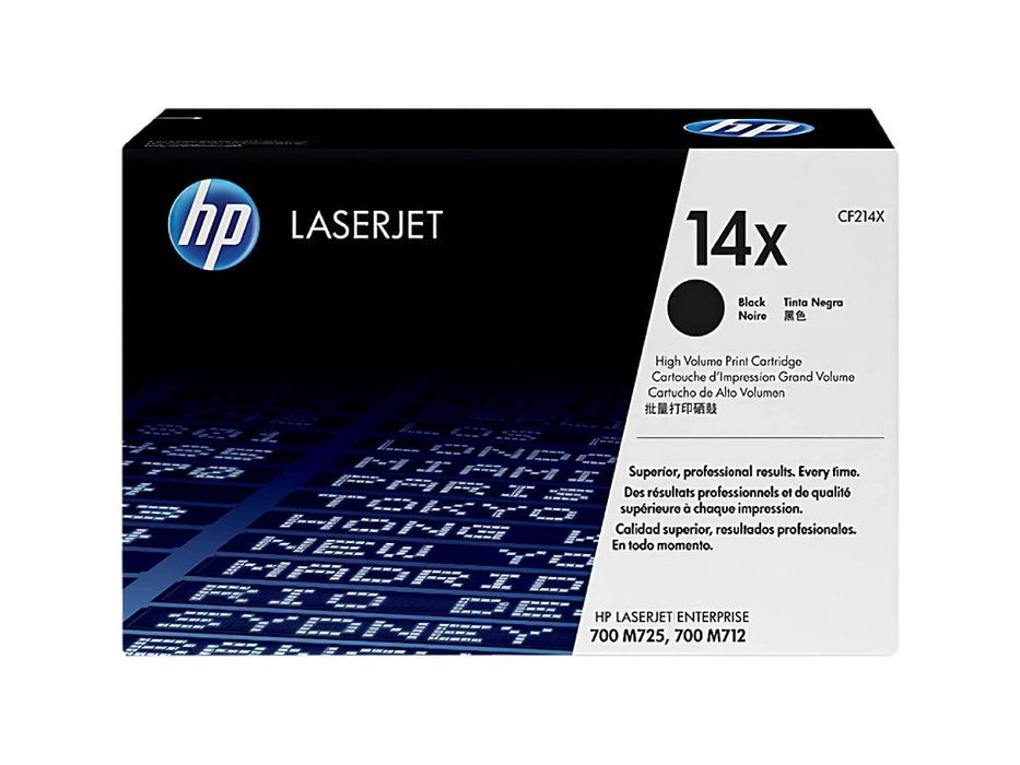 HP 14X High Yield Black Original LaserJet Toner Cartridge (CF214X ...