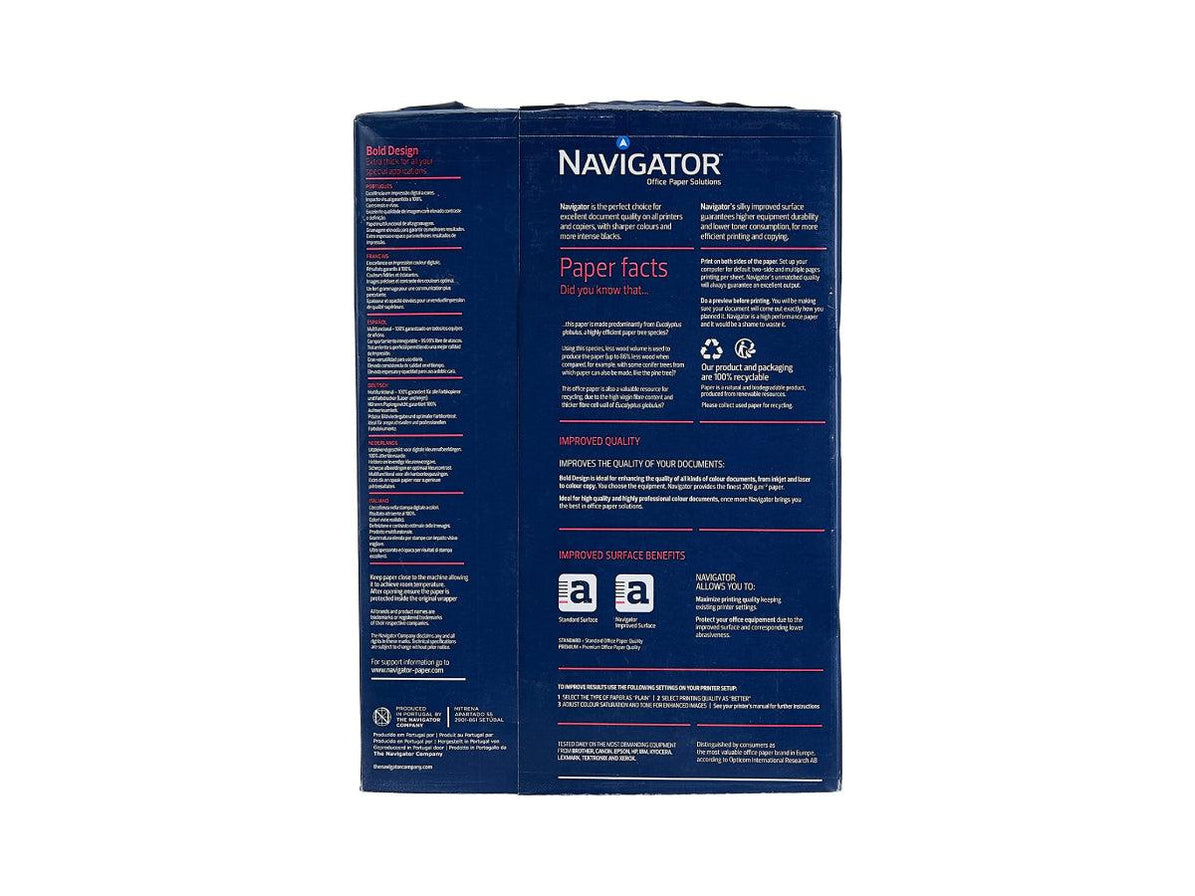 Navigator A4 Paper 200gsm Ultra-bright Pack of 150 sheets | Dubai & Abu ...