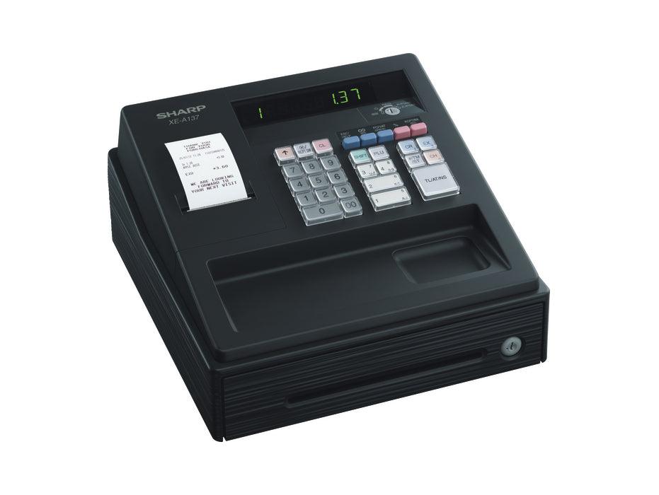 Sharp XE-A137 Entry Level Cash Register with LED Display - BLACK ...