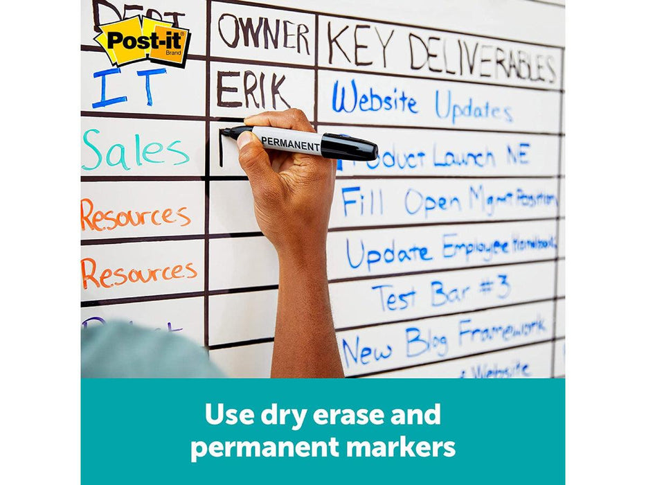3M Post-It Flex Write Surface, The Permanent Marker Whiteboard Surface ...