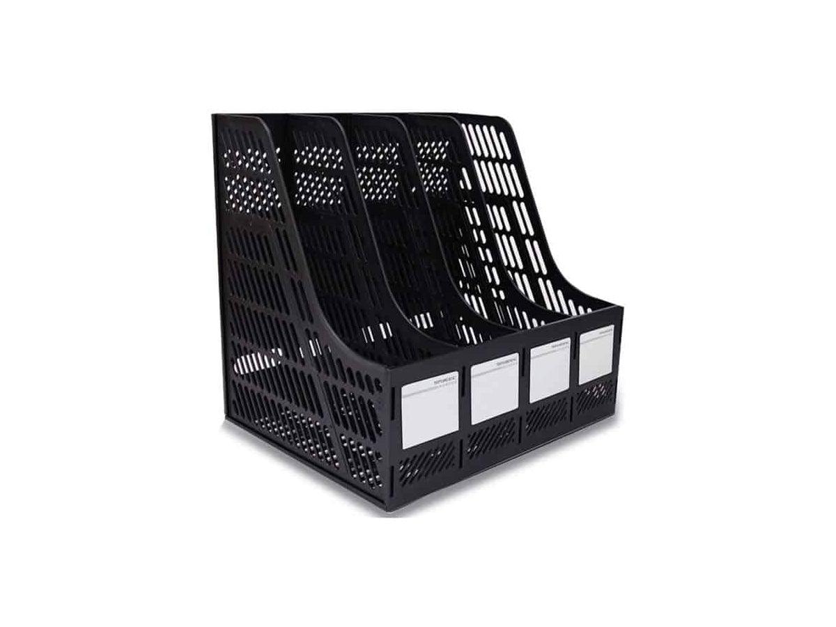 Plastic Magazine Holder, Set of 4 Racks, Black (FSOTUS-2042) | Dubai ...