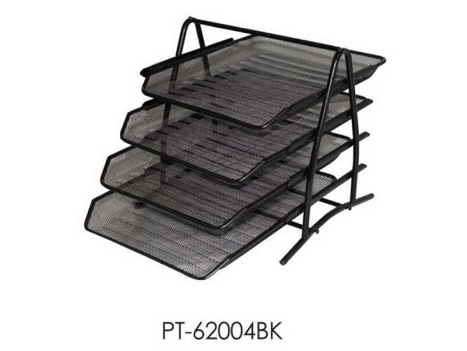 Partner Metal Mesh 4 Tier Document Tray Black | Dubai & Abu Dhabi, UAE ...