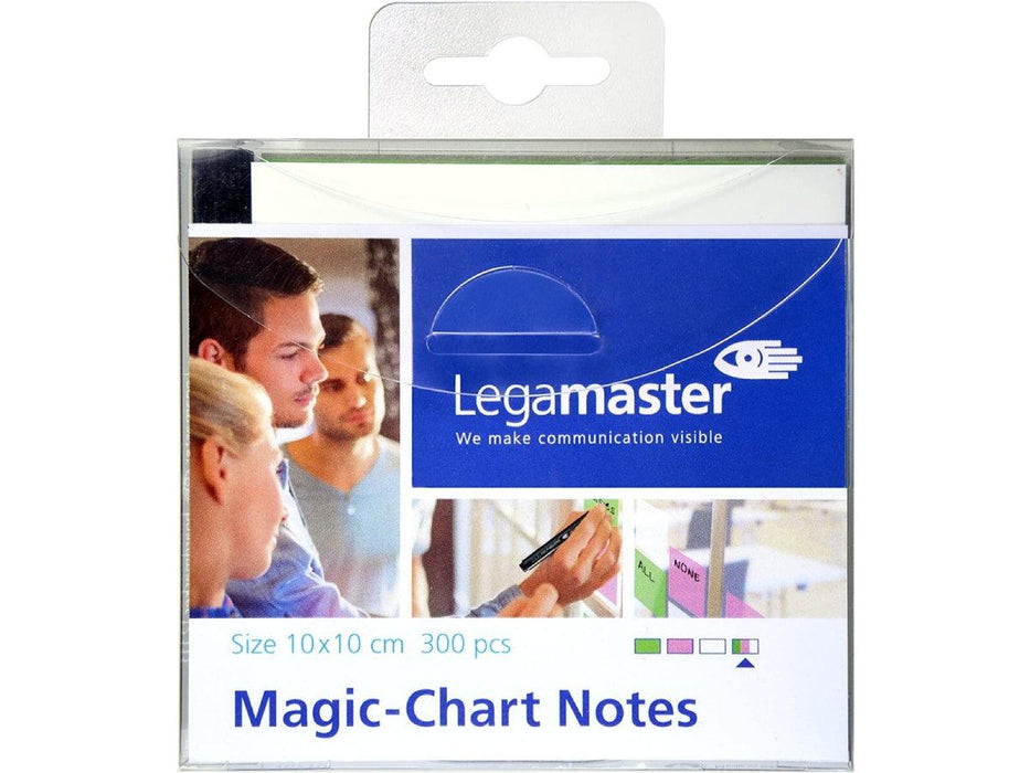 Legamaster Magic Chart, Notes Assorted 10X10cm, 300 notes per Pack 7 ...