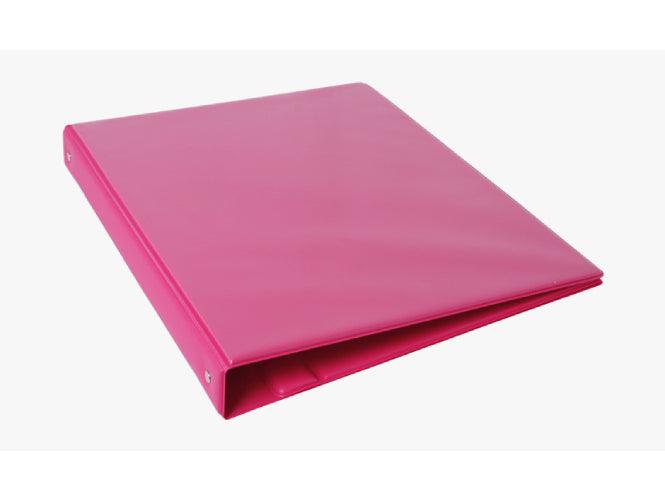 Alpha Presentation Binder 4 Rings A3 Landscape, 76mm Spine, Pink (408 ...