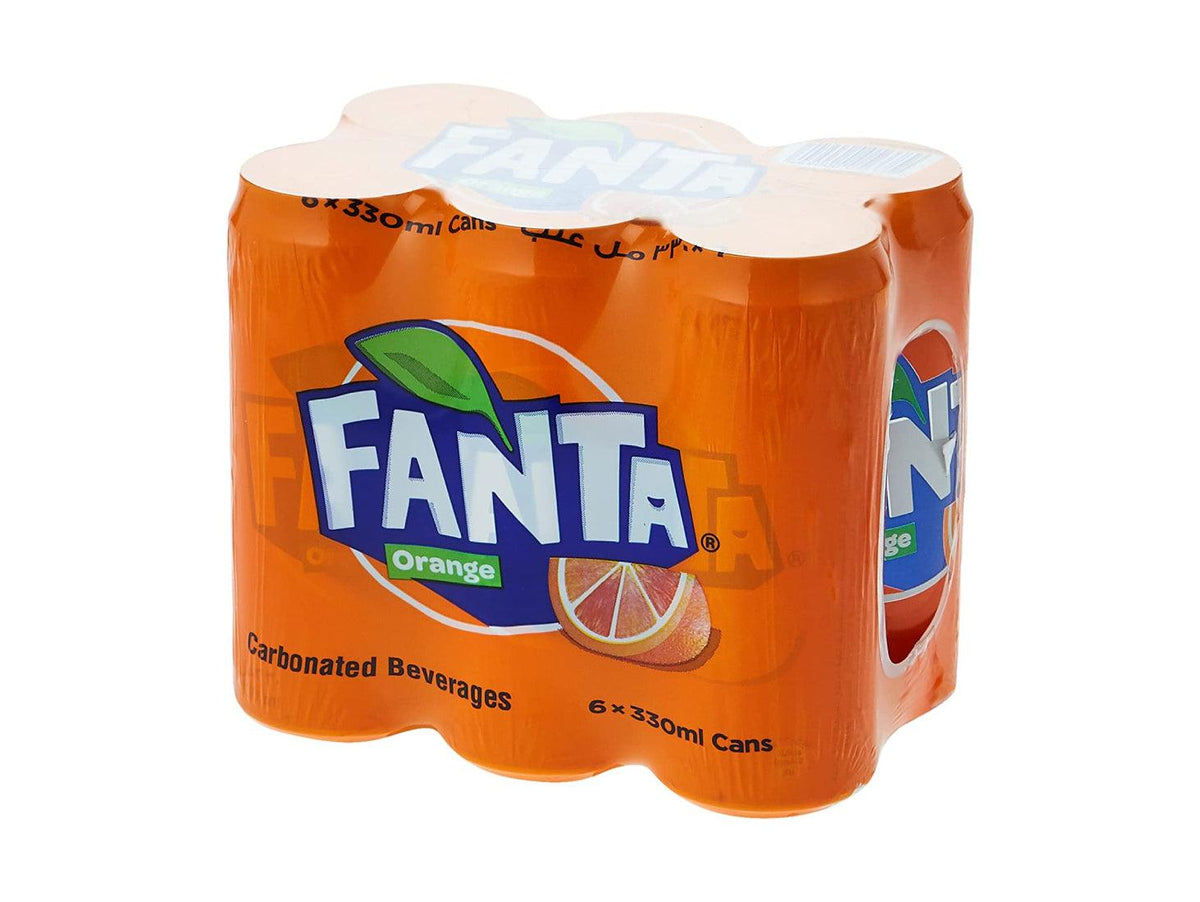 Fanta Orange in Can 330ml 6pcs-pack | Dubai & Abu Dhabi, UAE | Altimus ...