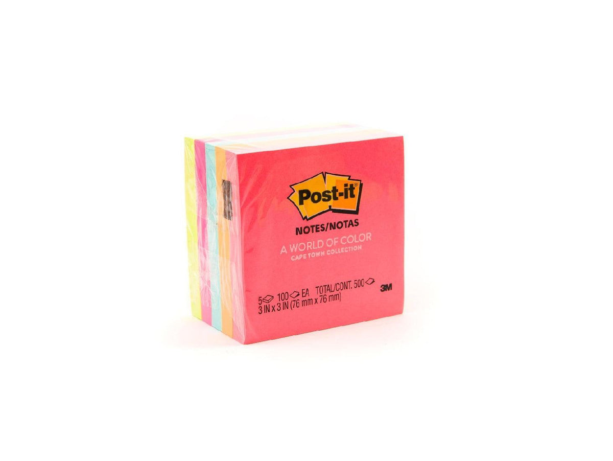 3M Post-It Notes Neon Colors 654-5PK 5pads/pack | Dubai & Abu Dhabi ...