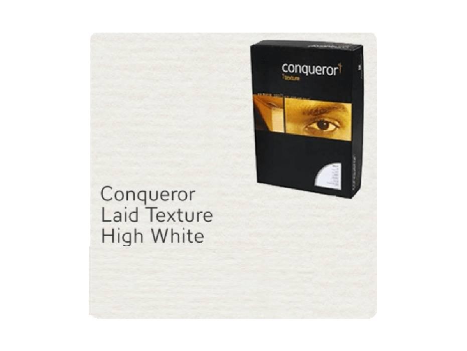 Conqueror Paper, A4, 100gsm, High White, Laid Finish, 500sh/Pack ...