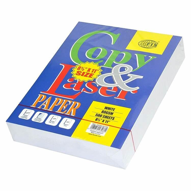 Copy & Laser Paper 8.5 x 11'' 80gsm 500Sheets/Ream | Dubai & Abu Dhabi ...