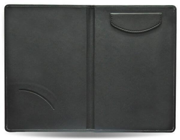 Executive Bill Folder Italian PU Cover with Round Corners 155 x 230mm ...
